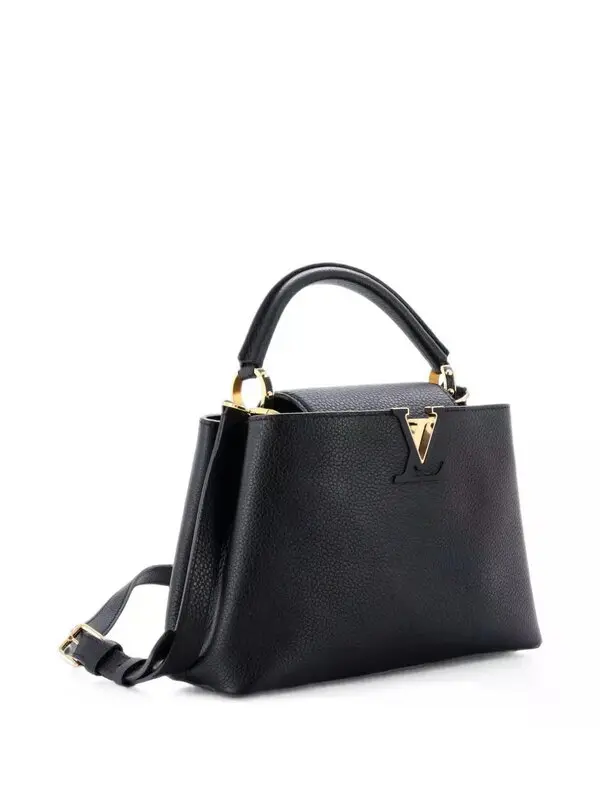 LOUIS VUITTON Capucines Bag Leather Bb Satchel