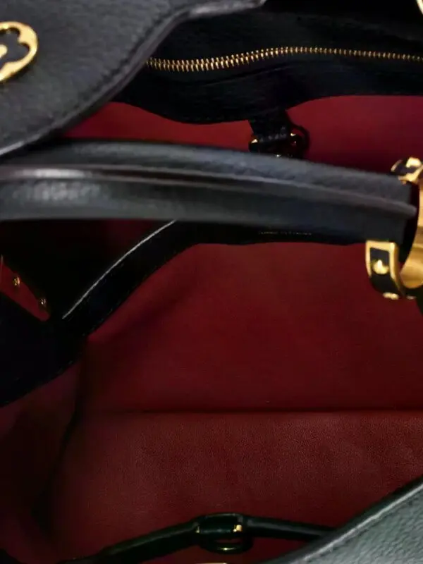LOUIS VUITTON Capucines Bag Leather Bb Satchel