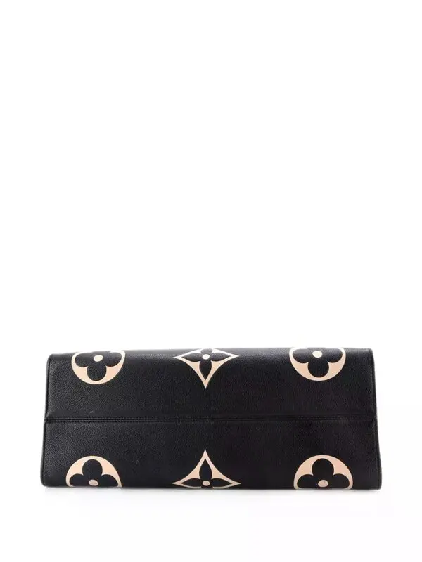 LOUIS VUITTON Onthego Bicolor Monogram Empreinte Giant Gm Tote Bag - Black