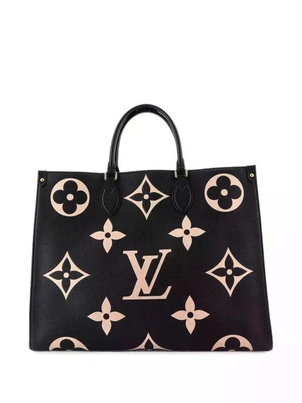 LOUIS VUITTON Onthego Bicolor Monogram Empreinte Giant Gm Tote Bag