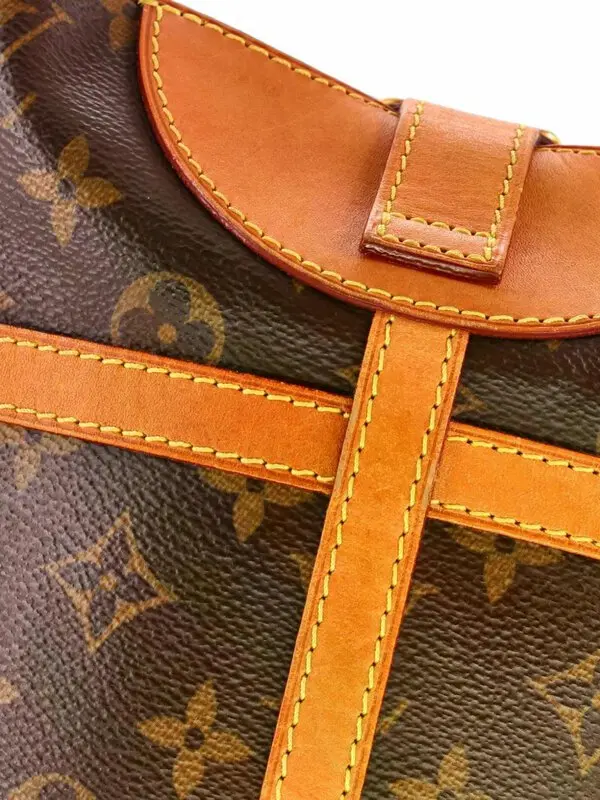 LOUIS VUITTON Duffle Handbag Monogram Canvas Bucket Bag