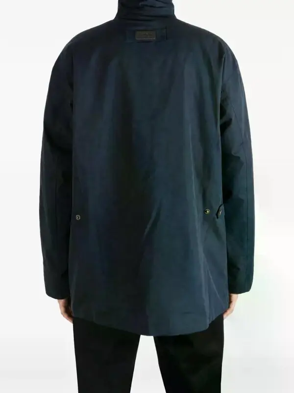 Barbour Leather-trimmed Multi-pocket Jacket