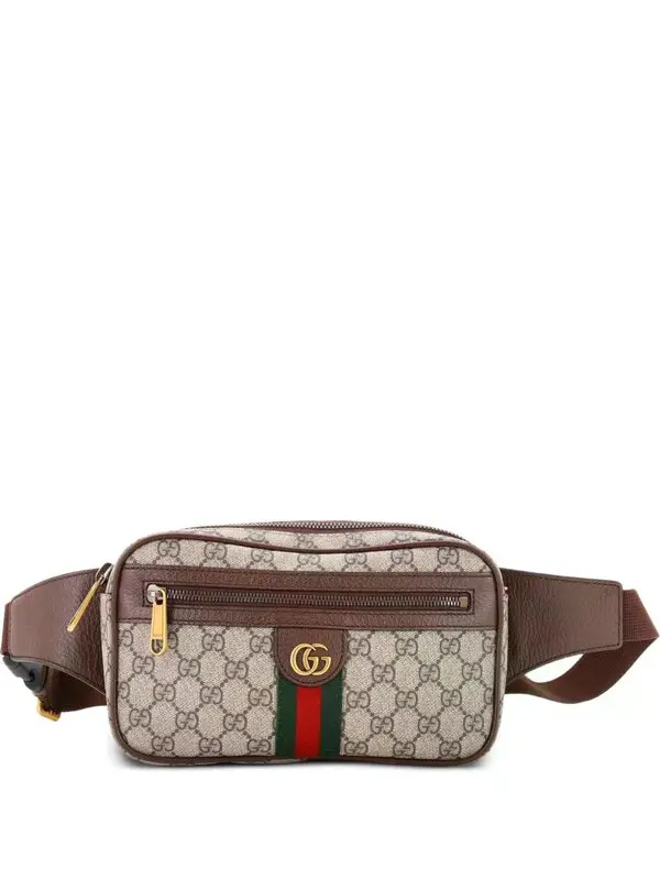 Gucci Ophidia Gg Coated Canvas Belt Bag