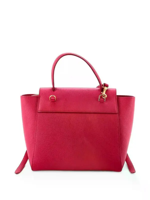 Celine Belt Bag Textured Leather Nano Shoulder Bag