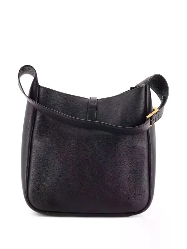 Saint Laurent Le 5 A 7 Supple Leather Small Hobo Bag - Black