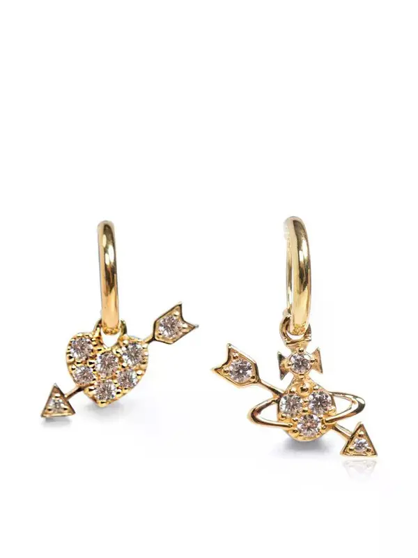 VIVIENNE WESTWOOD Kiri Orb Heart Earrings