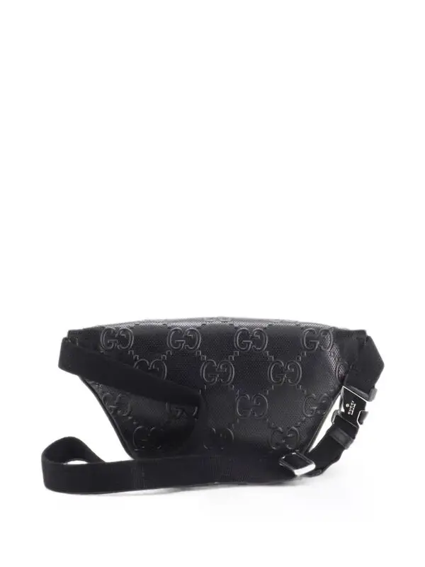 Gucci Gg Embossed Perforated Leather Small Belt Bag