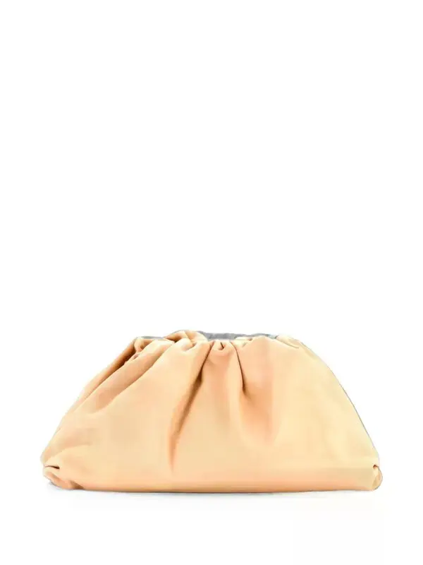 Bottega Veneta The Pouch Clutch Bag - Neutrals