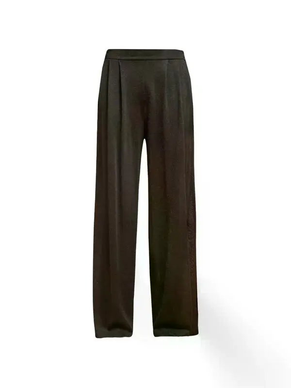 Liviana Conti Glitter Effect Pleated Trousers
