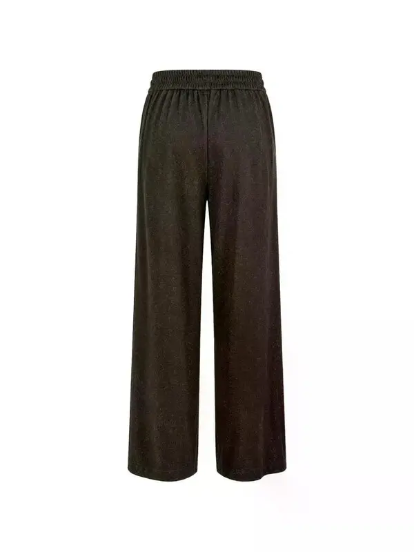 Liviana Conti Glitter Effect Pleated Trousers
