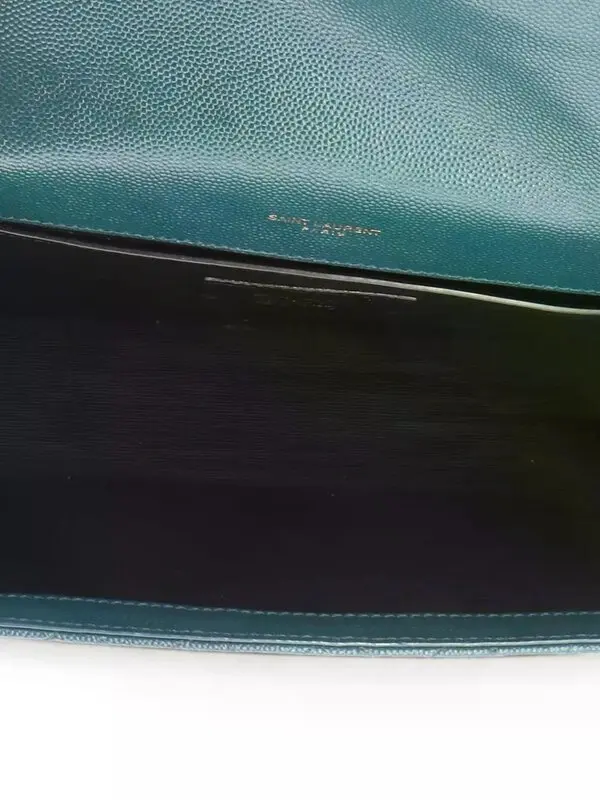 Saint Laurent Classic Monogram Envelope Satchel Mixed Matelasse Leather Medium Shoulder Bag