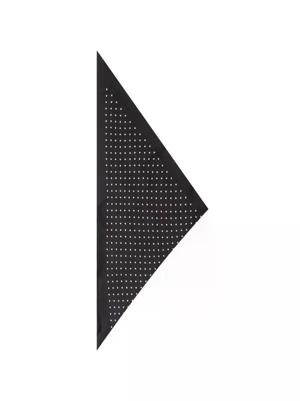 Destin Paisley-print Wool Bandana - Black