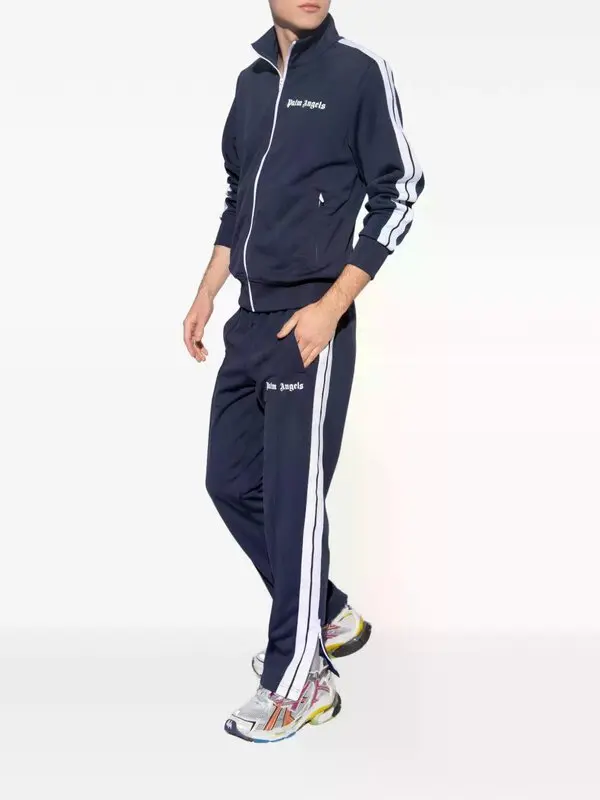 Palm Angels Logo-print Full-zip Sweatshirt
