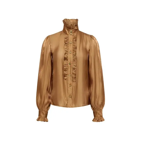 ZETAYE Carrington High Neck Blouse