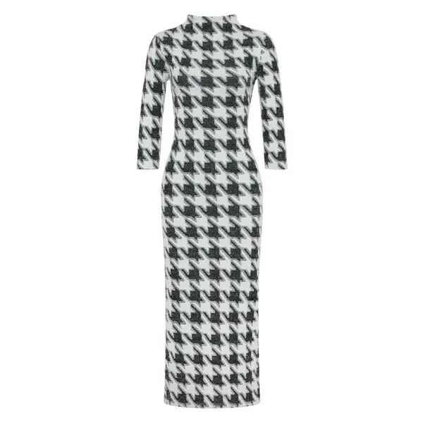 ZETAYE Blaire Sweater Maxi Dress - White