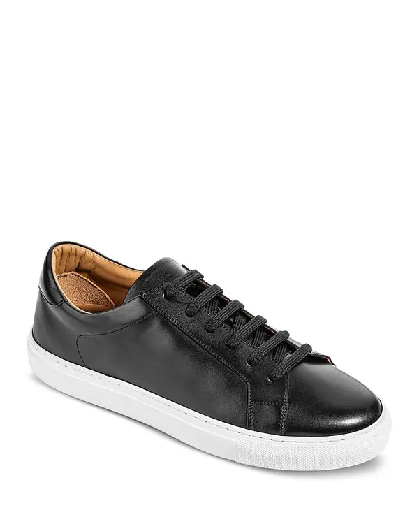 To Boot New York Gavin Leather Lace-up Sneakers - Nero