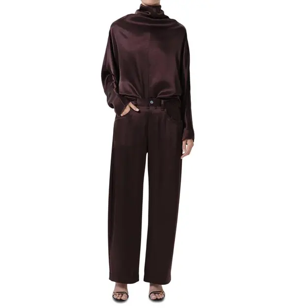 Citizens Of Humanity Brynn Wide Leg Satin Pants
