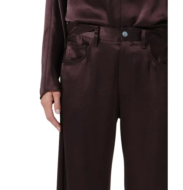 Citizens Of Humanity Brynn Wide Leg Satin Pants