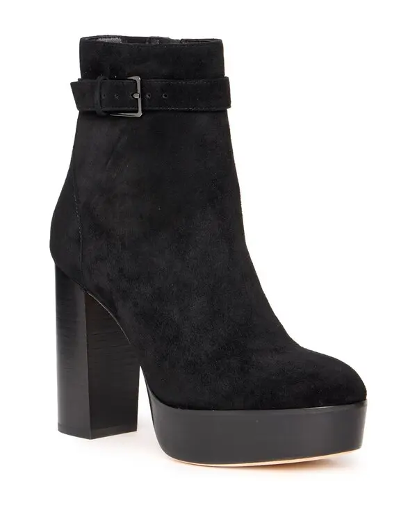 Paige Maris Suede Platform Block Heel Boots