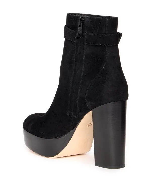 Paige Maris Suede Platform Block Heel Boots