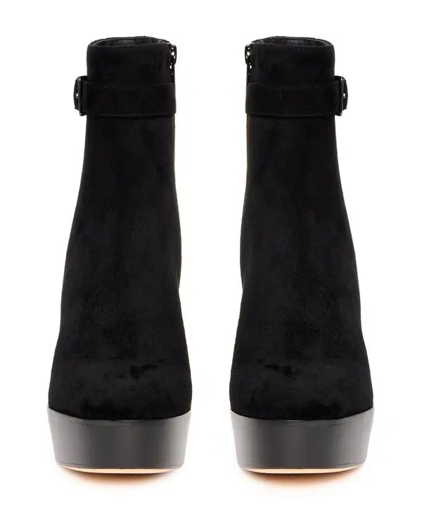 Paige Maris Suede Platform Block Heel Boots