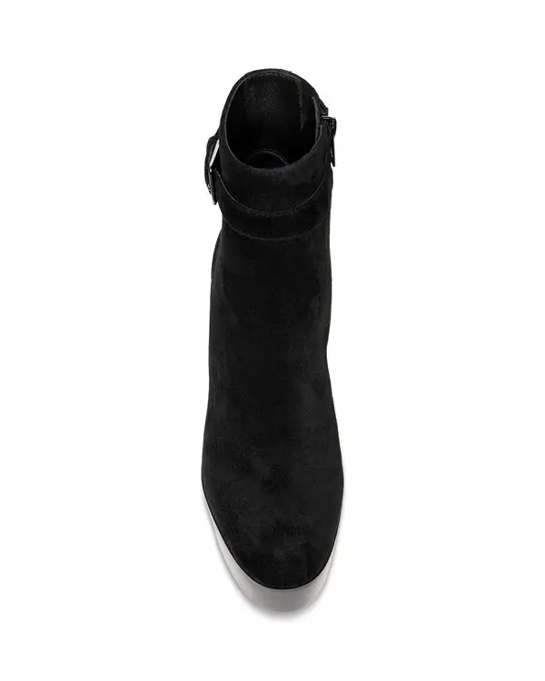 Paige Maris Suede Platform Block Heel Boots