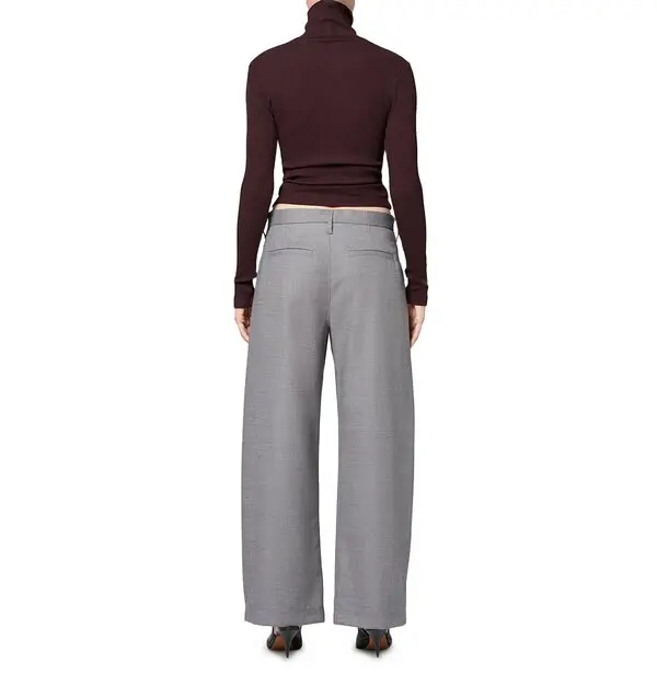 Citizens Of Humanity Brynn Wool Wide Leg Pants - Gris
