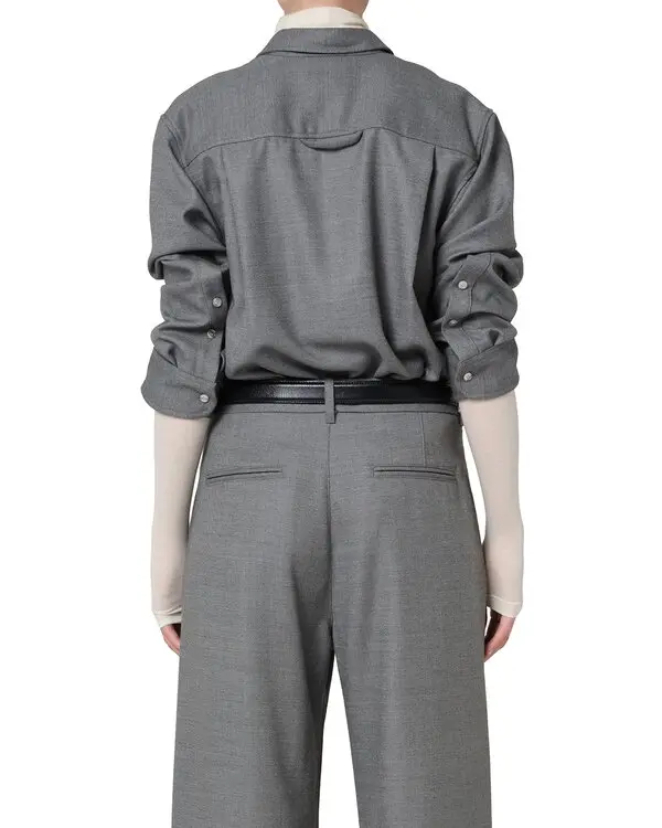 Citizens Of Humanity Kayla Wool Button Front Shirt
