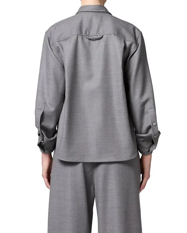 Citizens Of Humanity Kayla Wool Button Front Shirt