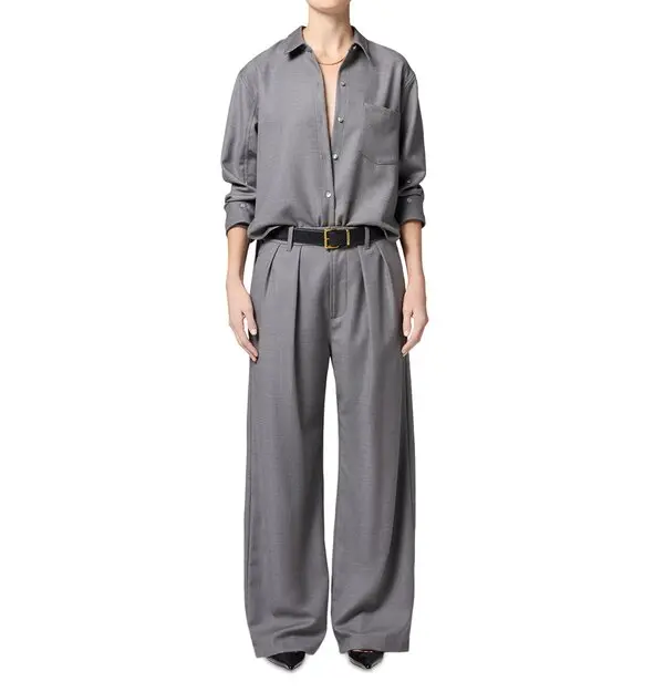 Citizens Of Humanity Kayla Wool Button Front Shirt