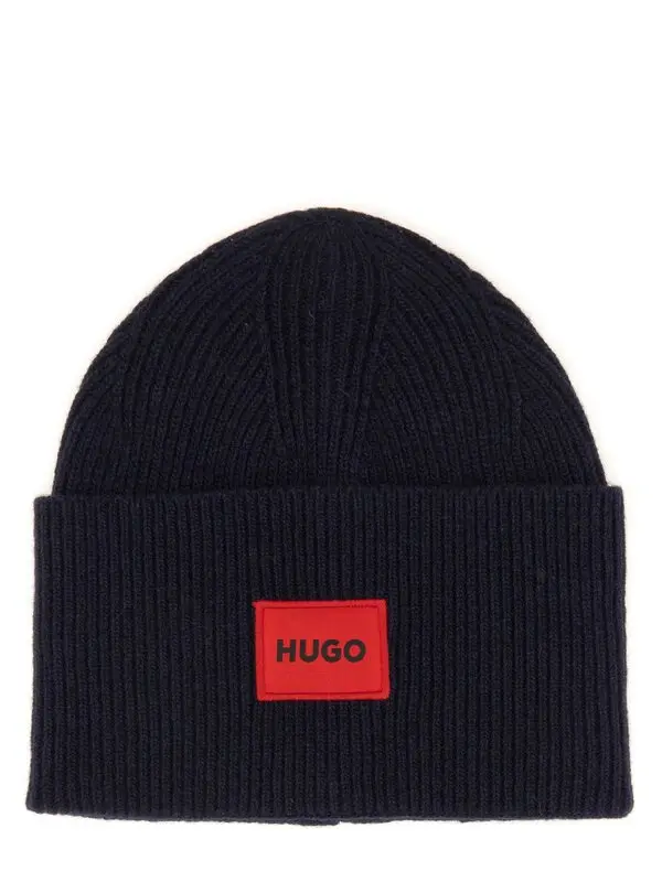 Hugo Logo Beanie Hat