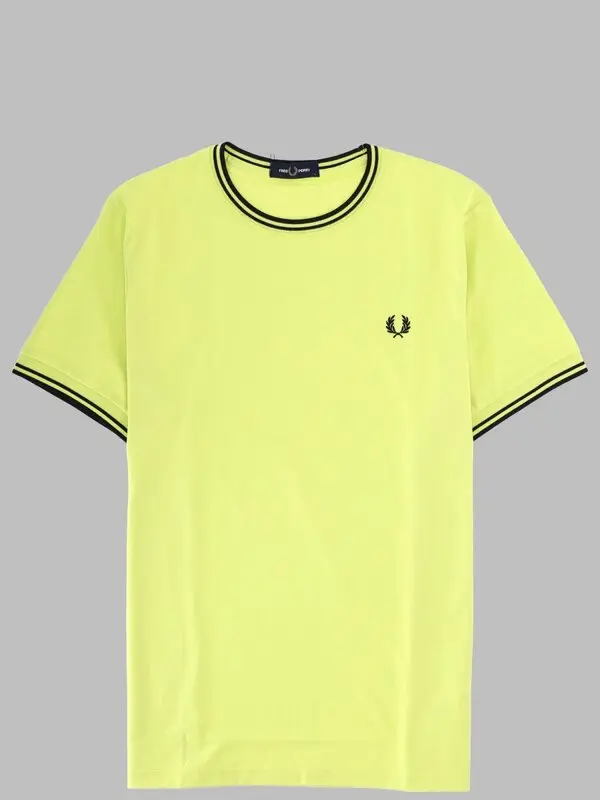 Fred Perry Classic T-shirt With Striped Accent