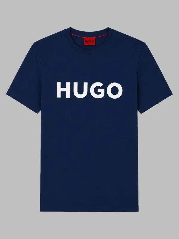 Hugo Logo Print Cotton T-shirt