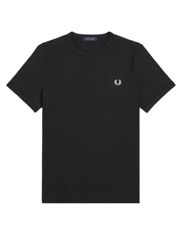 Fred Perry 100% Cotton T-shirt - Black