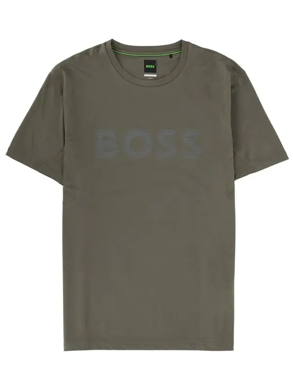 BOSS Logo Slim Fit T-shirt - Green