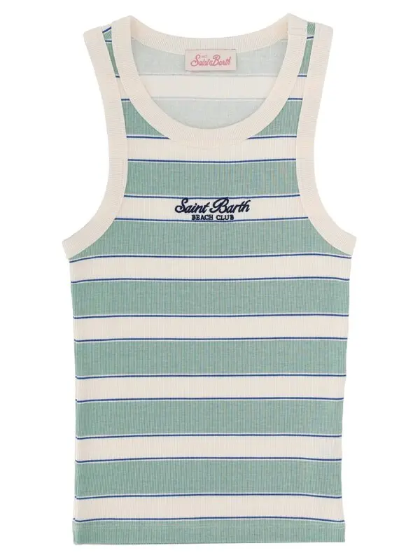 MC2 SAINT BARTH Multi-pattern Mini Top - Multicolour