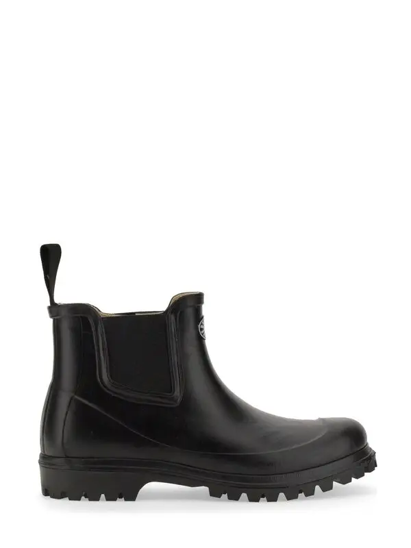 Superga Vulcanized Rubber Mid Boot - Black