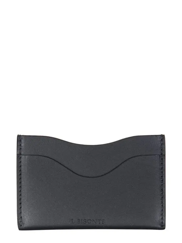Il Bisonte Mini Card Holder With Central Pocket