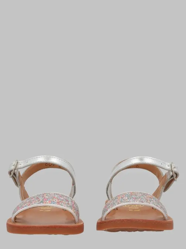 POM D'API Plagette Buckle Mini Sandals In 100% Leather