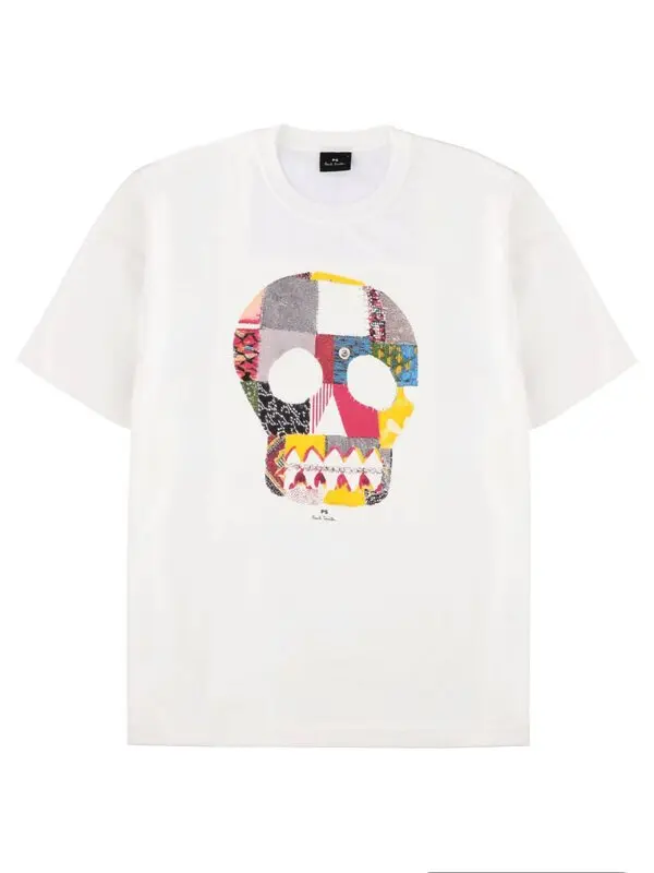 Paul Smith Organic Cotton T-shirt For - White