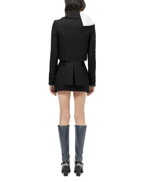 Alexander McQueen Light Tweed Mini Skirt