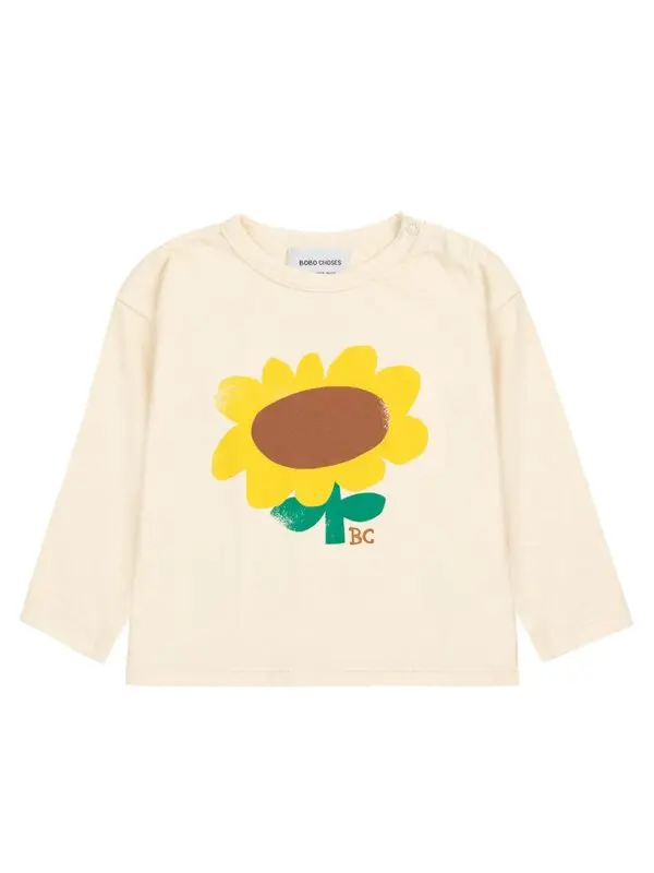 BOBO CHOSES Mini Sunflower Graphic T-shirt