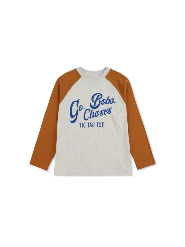 BOBO CHOSES Mini Tic Tac Toe Logo T-shirt