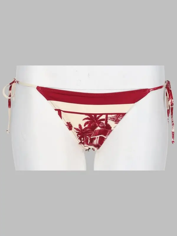 MC2 SAINT BARTH Mini Slip Bikini Marielle - Red