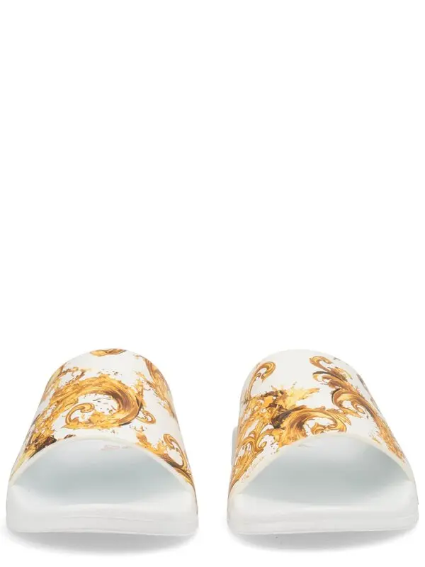 Versace Baroque Print Slip-on Slides