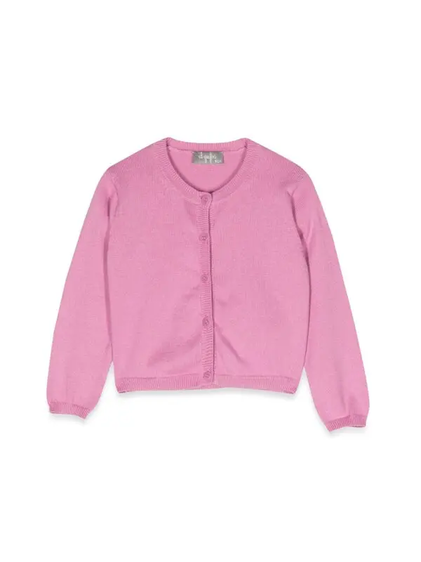 IL GUFO Mini Tricot Cardigan - Pink