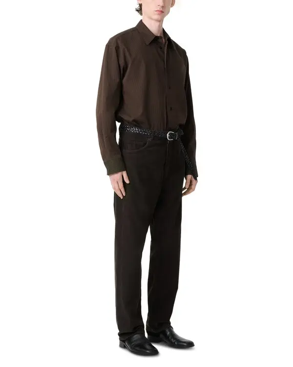 Studio Nicholson Classic Cotton Relaxed Point Collar Shirt