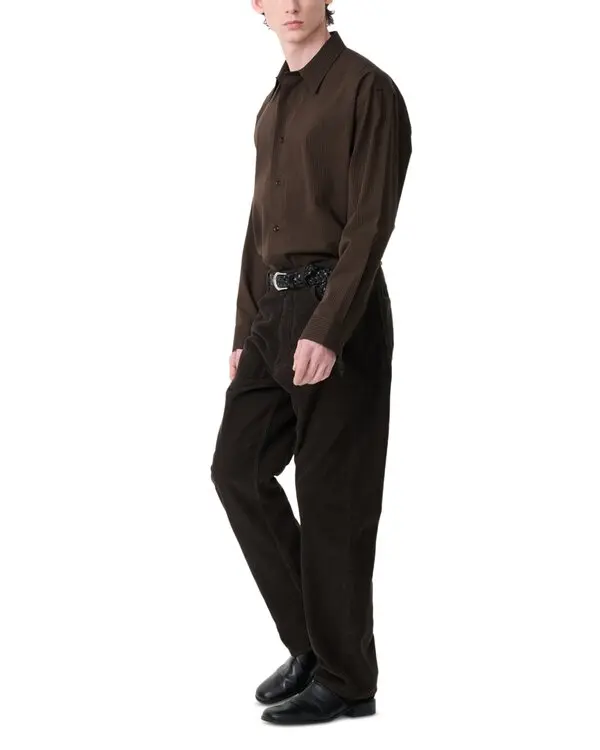 Studio Nicholson Classic Cotton Relaxed Point Collar Shirt