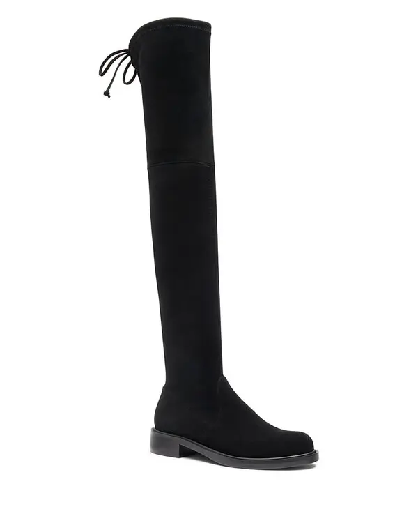 STUART WEITZMAN Giseleland Suede Over-the-knee Boots - Black