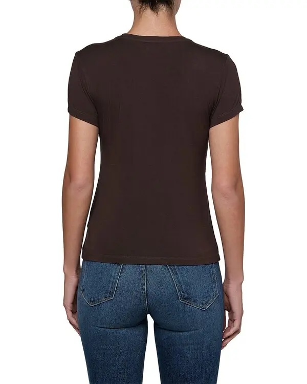 L'Agence Ressi Short Sleeve Crewneck Tee